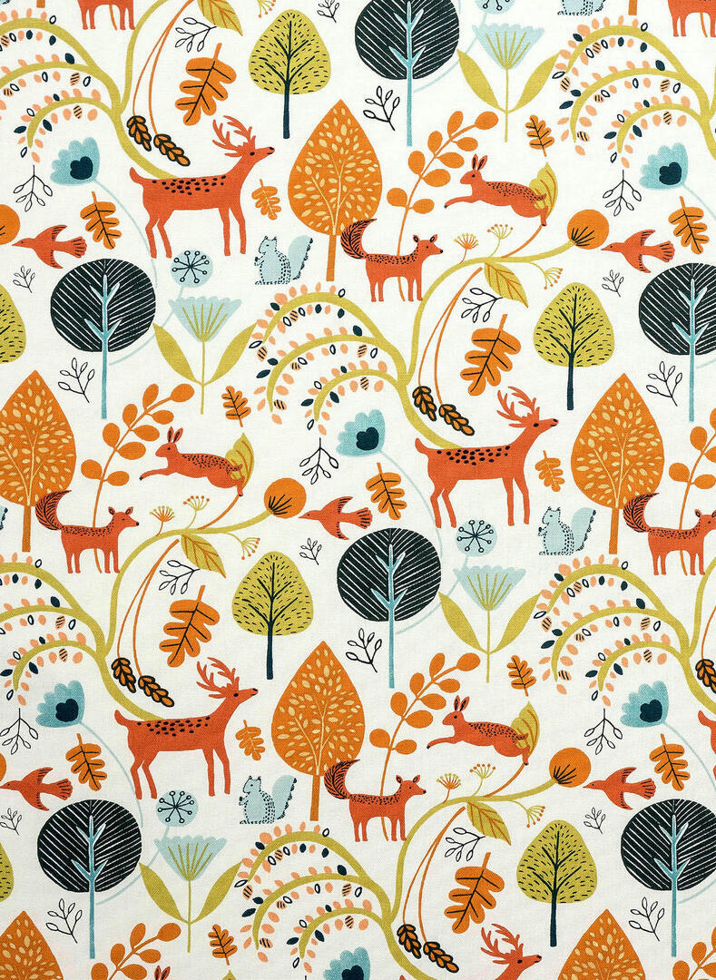 Scandi Woodland burnt orange